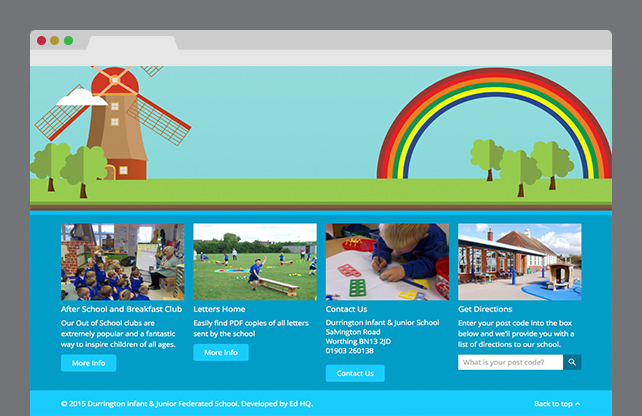 Durrington Infant & Junior Website - Ed HQ